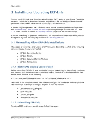 Erp link v5.4.0-installation_and_administration_guide | PDF