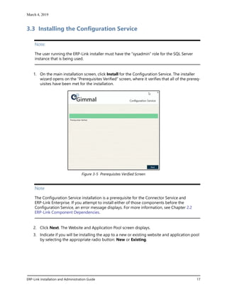 Erp link v5.4.0-installation_and_administration_guide | PDF