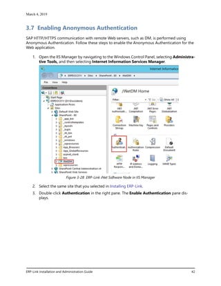 Erp link v5.4.0-installation_and_administration_guide | PDF