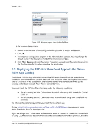 Erp link v5.4.0-installation_and_administration_guide | PDF