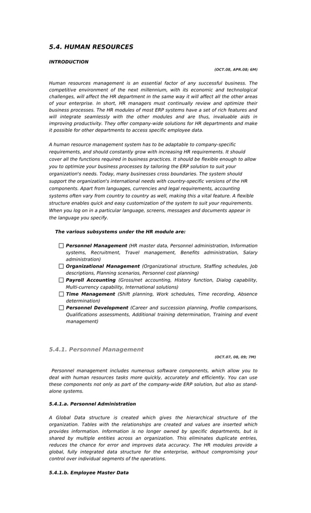 Erp notes-by-hemant sir-readonly | PDF | Databases | Computer Software ...