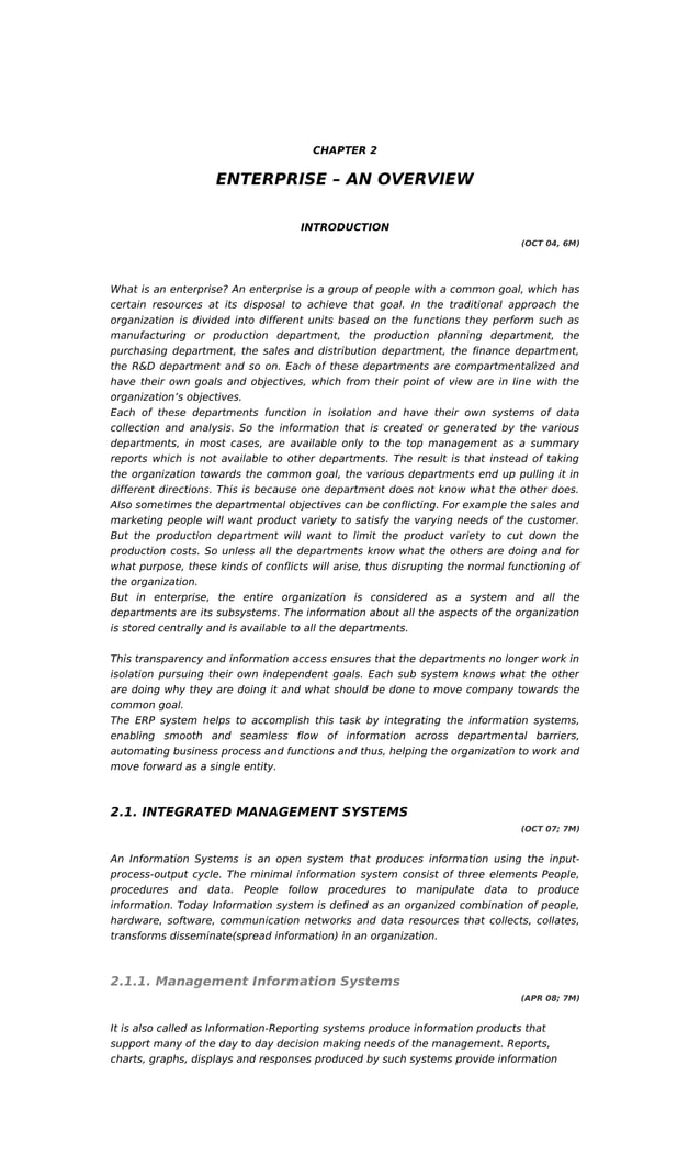 Erp notes-by-hemant sir-readonly | PDF | Databases | Computer Software ...