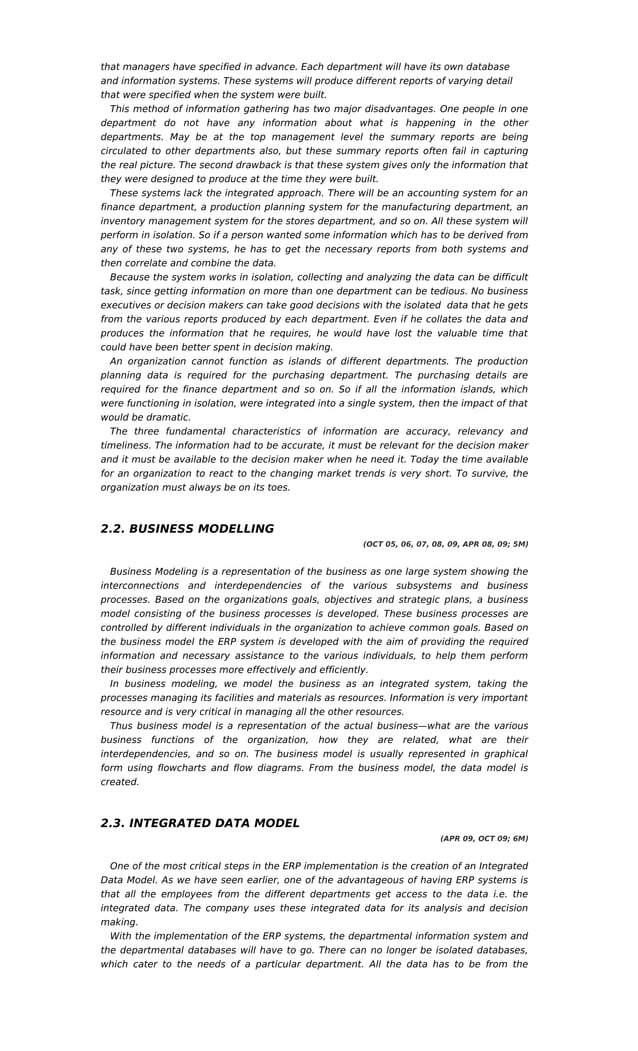 Erp notes-by-hemant sir-readonly | PDF | Databases | Computer Software ...