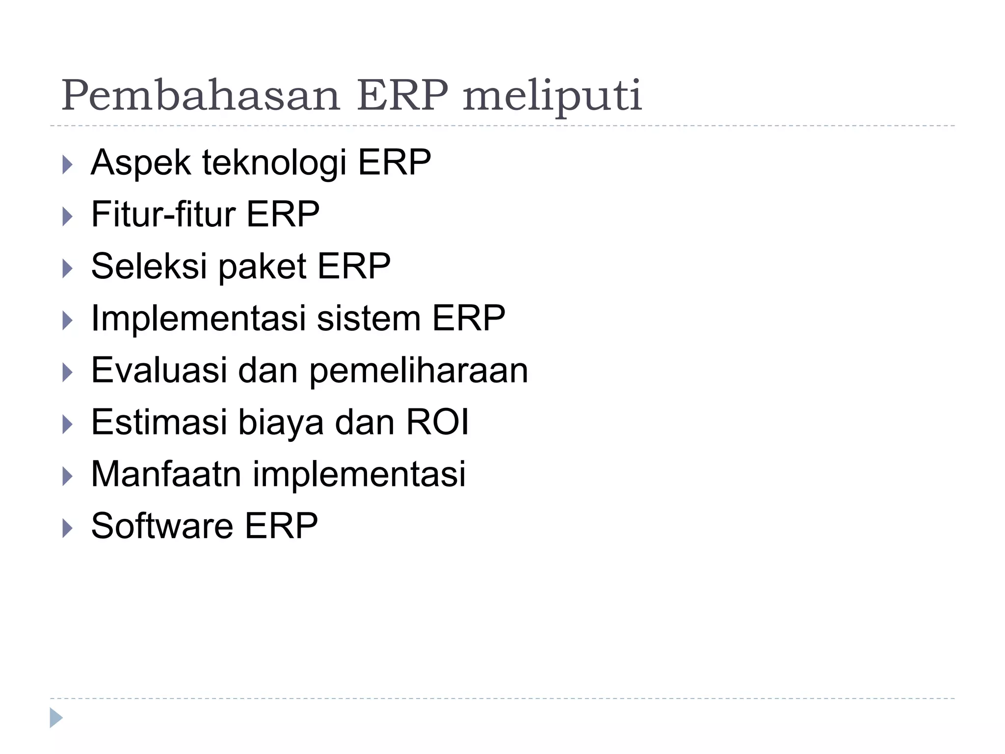Erp pertemuan-1 | PPTX