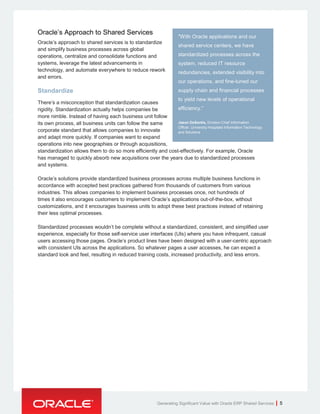Erp shared-services | PDF