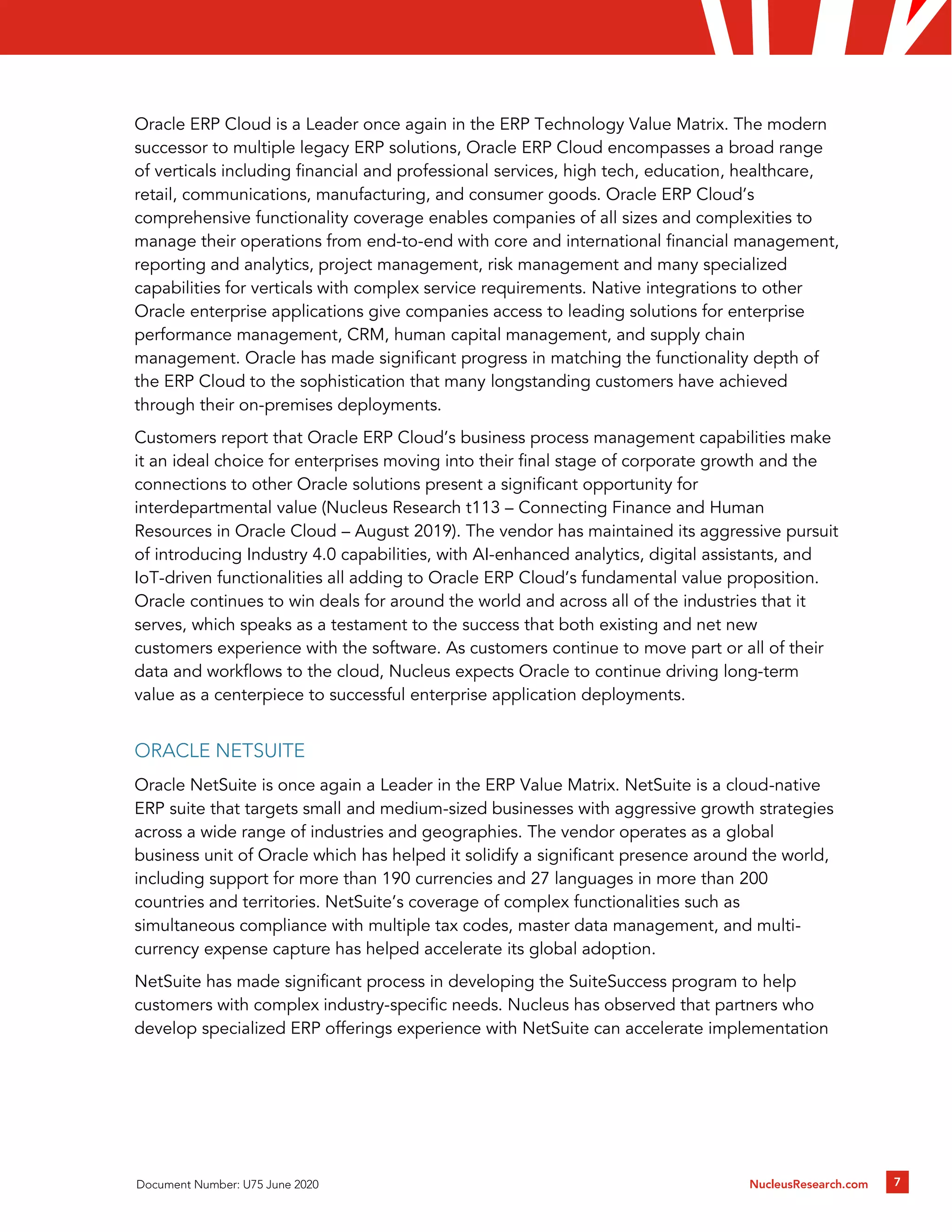 Erp technology-value-matrix-2020-erp-comparison | PDF | Cloud Computing ...