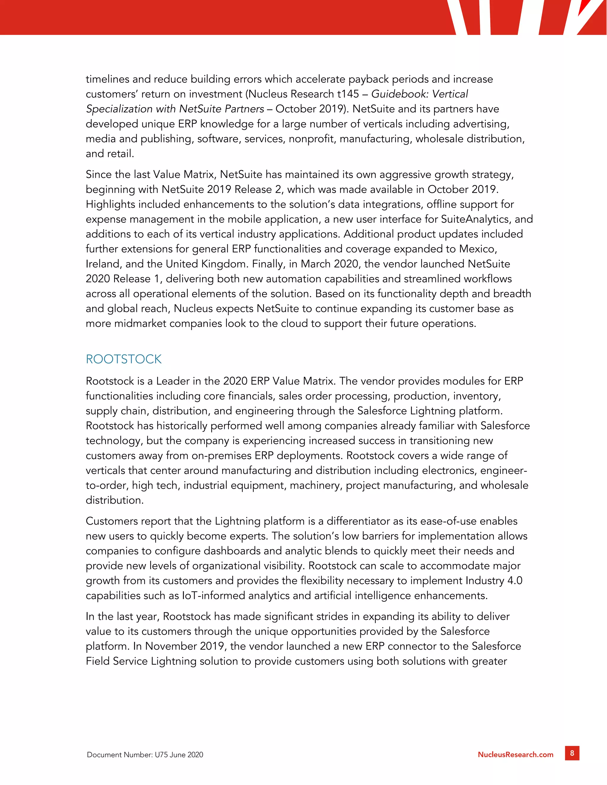 Erp technology-value-matrix-2020-erp-comparison | PDF | Cloud Computing ...