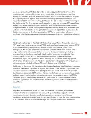Erp technology-value-matrix-2020-erp-comparison | PDF | Cloud Computing ...
