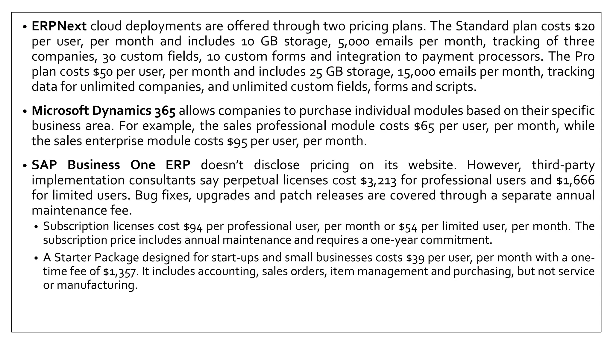 Enterprise Resource Planning - ERP | PPTX