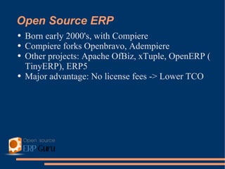 ERP 101 By Open Source ERP Guru | ODP