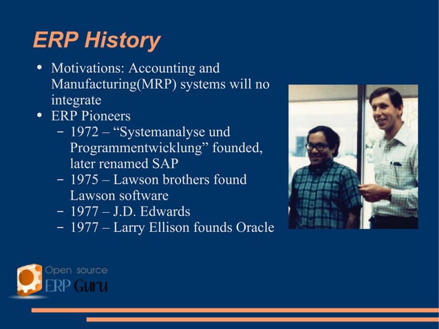 ERP 101 By Open Source ERP Guru | ODP