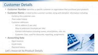 Sales – See how you can link your Customers and Products via ERP | PPT