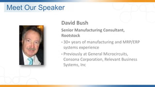 ERP 101: Inventory - Maintaining Accurate and Reliable Data | PPT