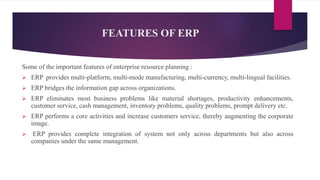 ERP 3.pptx | Business | Business and Finance