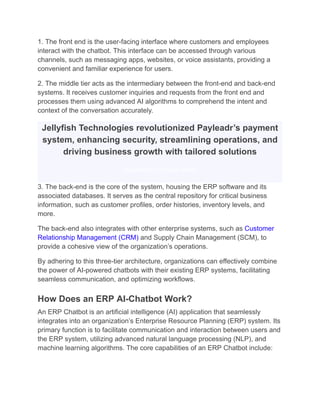 ERP AI Chatbots-Transform Business Operations & Service | PDF