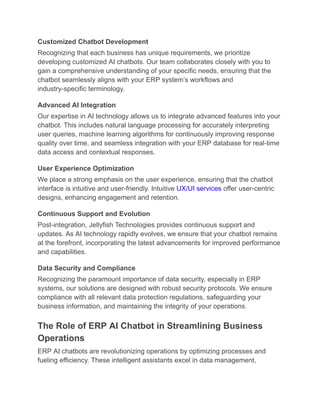 ERP AI Chatbots-Transform Business Operations & Service | PDF