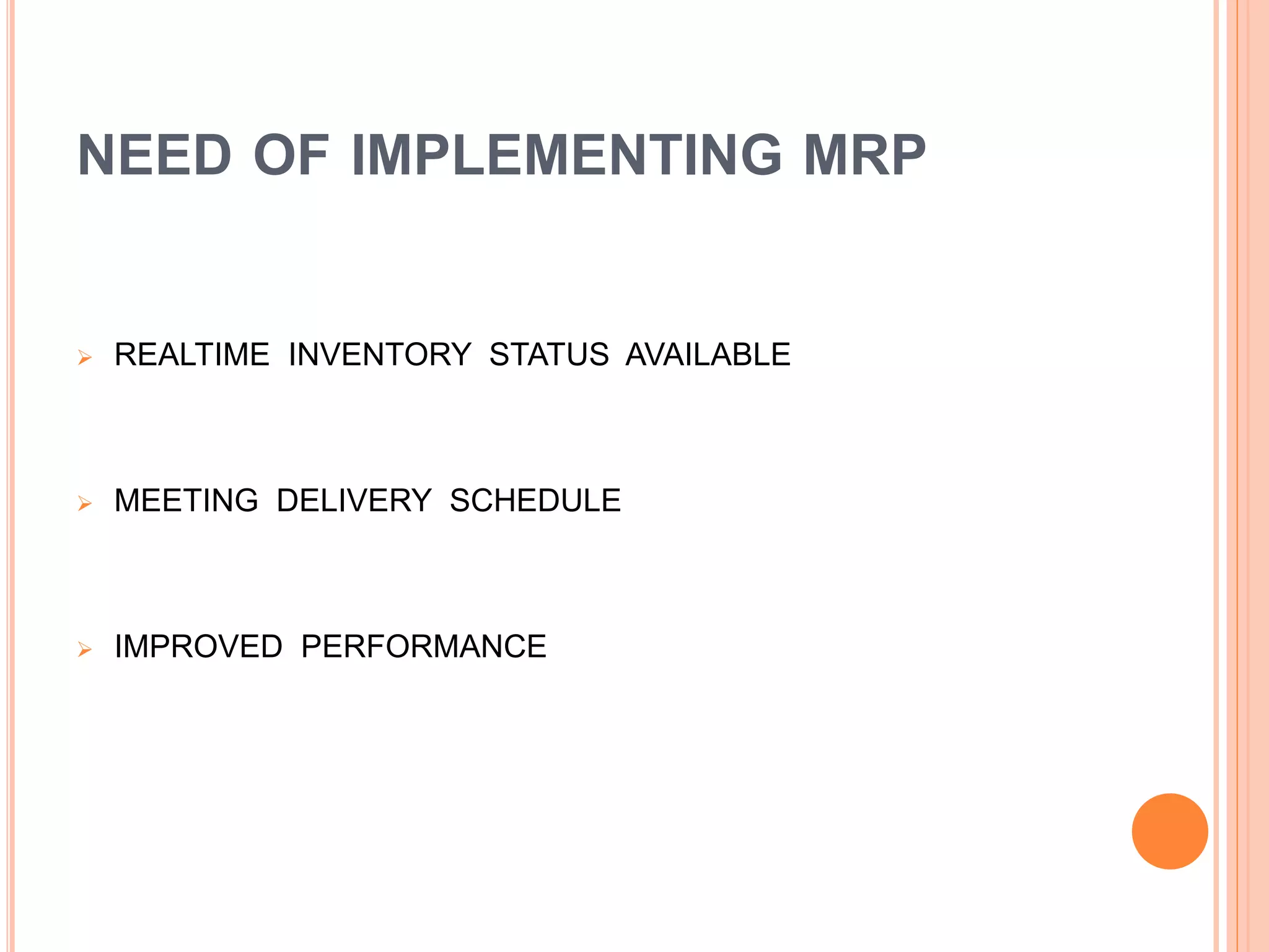 Erp and mrp | PPTX
