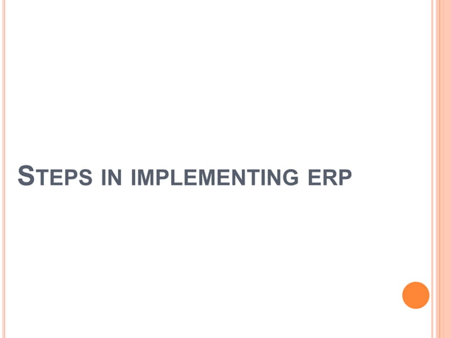 Erp and mrp | PPTX