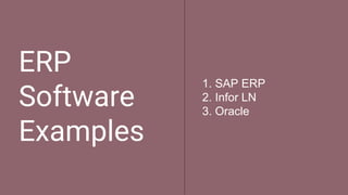 ERP software architecture | PPTX