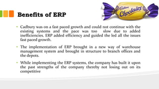 case study on ERP success(cadbury) and failure(hershey's) | PPTX