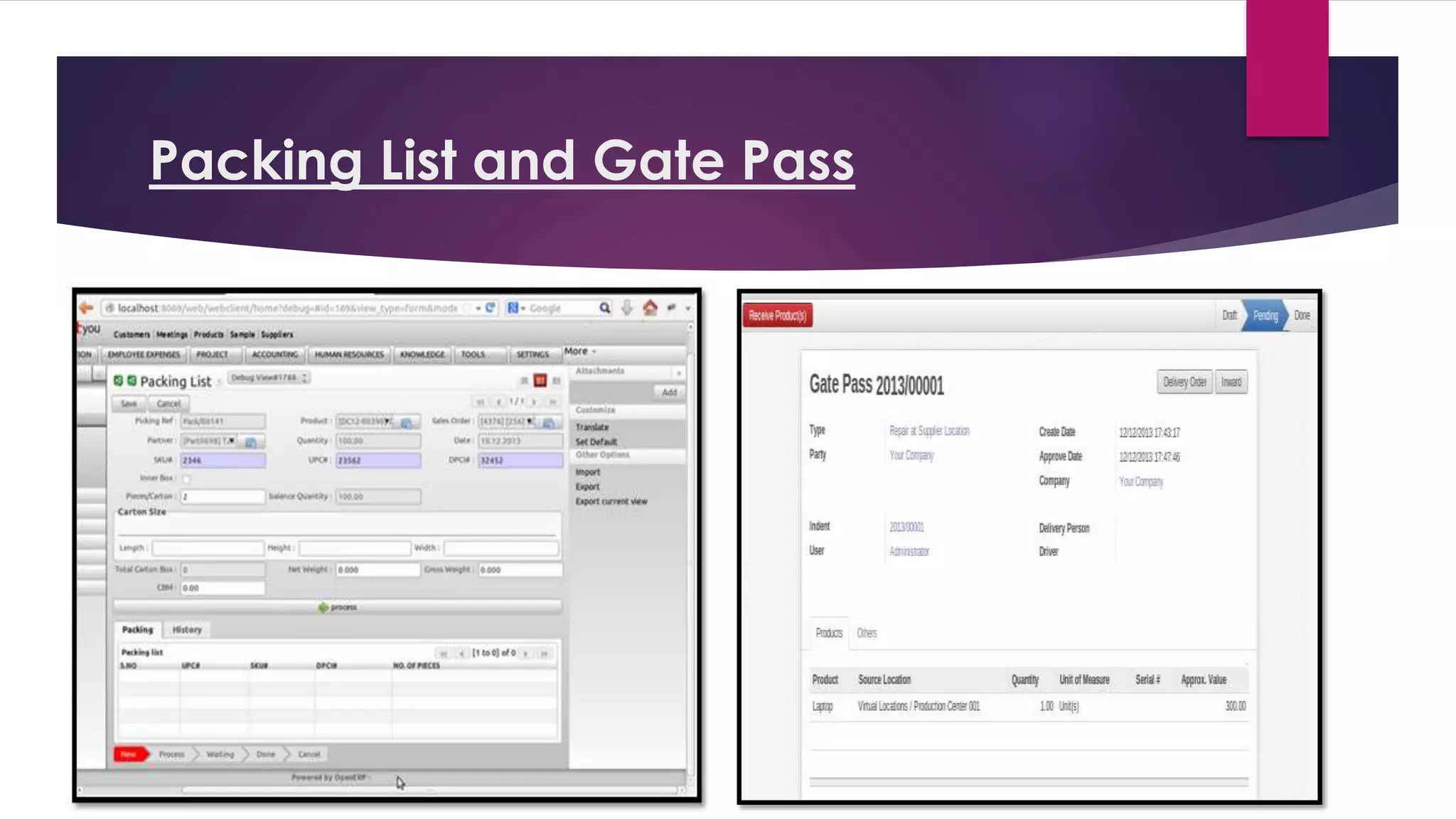 ERP - Stores Module | PPTX