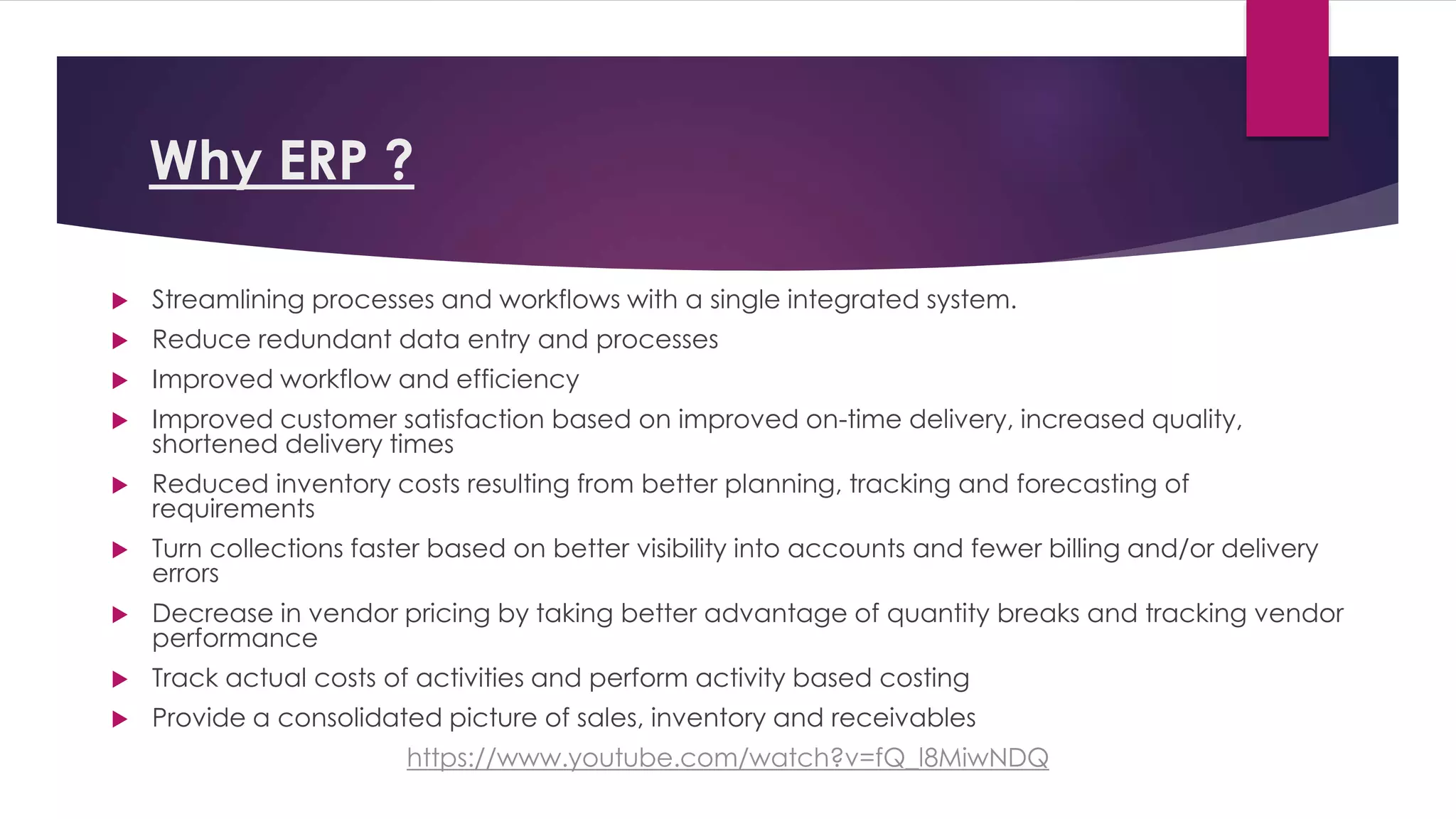 ERP - Stores Module | PPTX