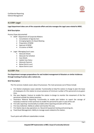 Integrated ERP_ScopeDocument | PDF