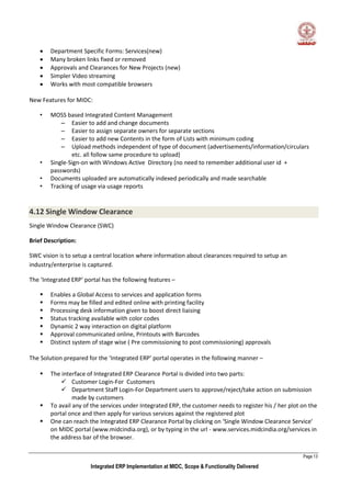 Integrated ERP_ScopeDocument | PDF