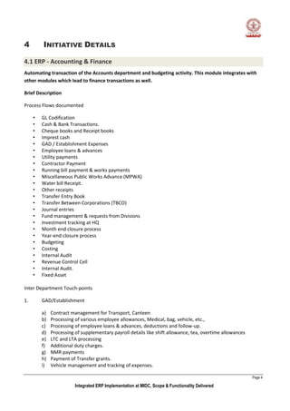 Integrated ERP_ScopeDocument | PDF