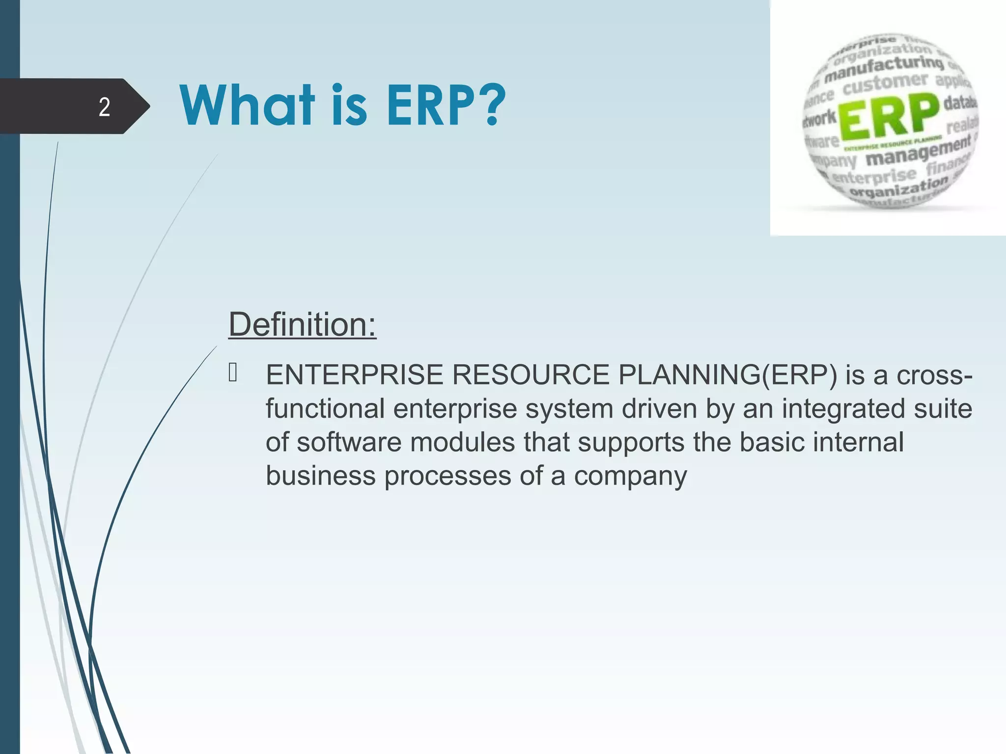 Enterprise Resource Planning- BEST PPT | PPT