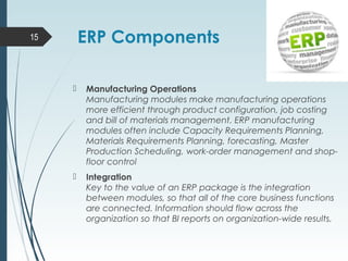 Enterprise Resource Planning- BEST PPT | PPT