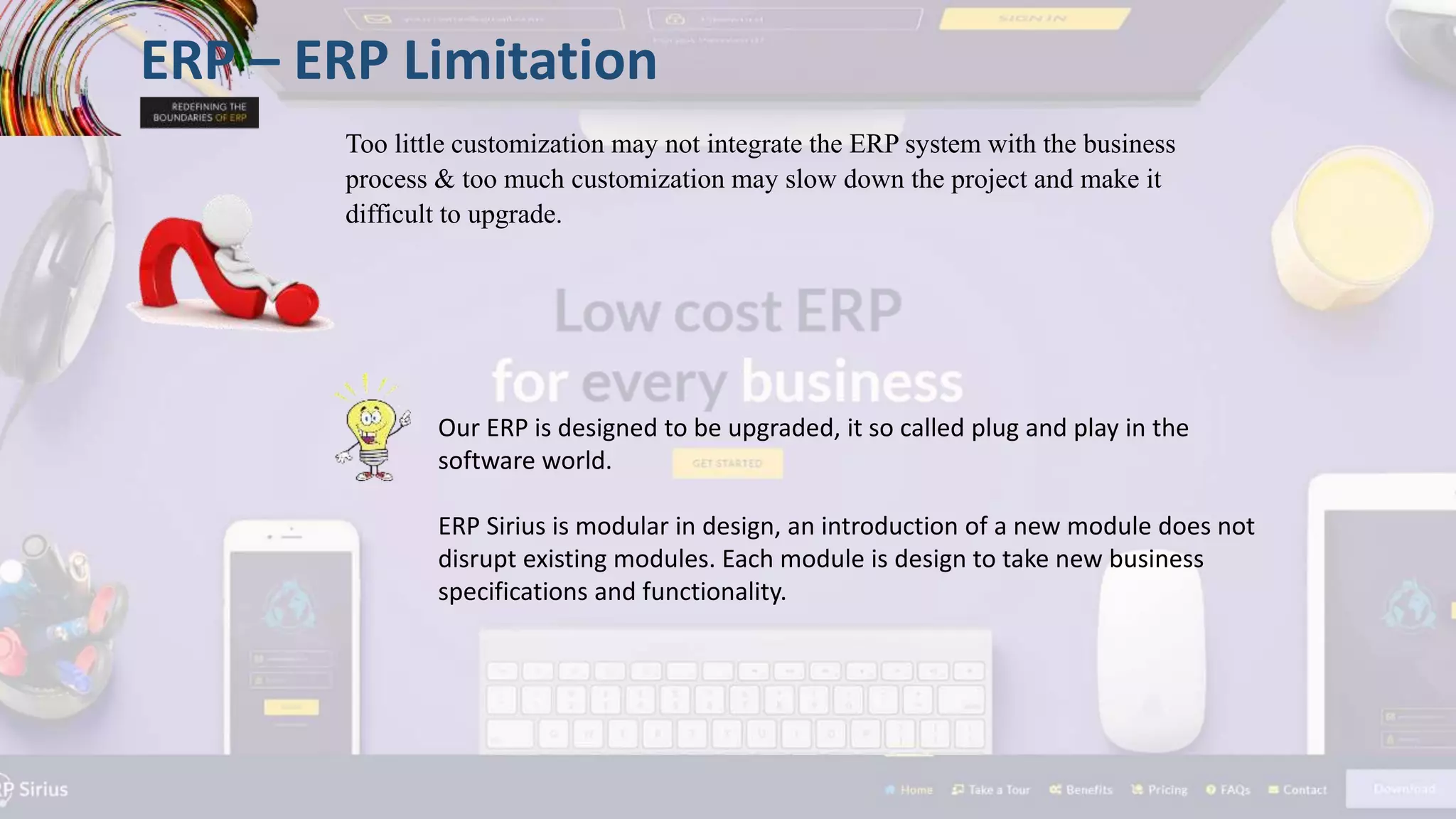 ERP Benefits and Limitations | PPTX