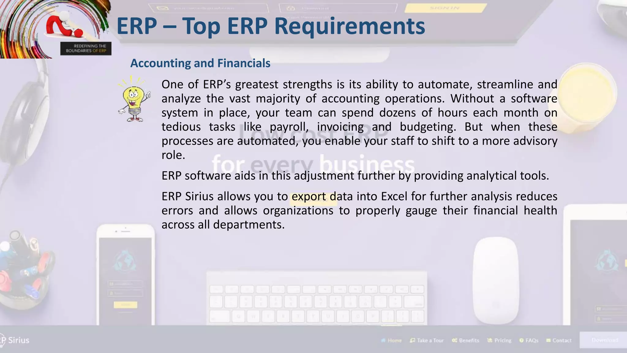 ERP Benefits and Limitations | PPTX