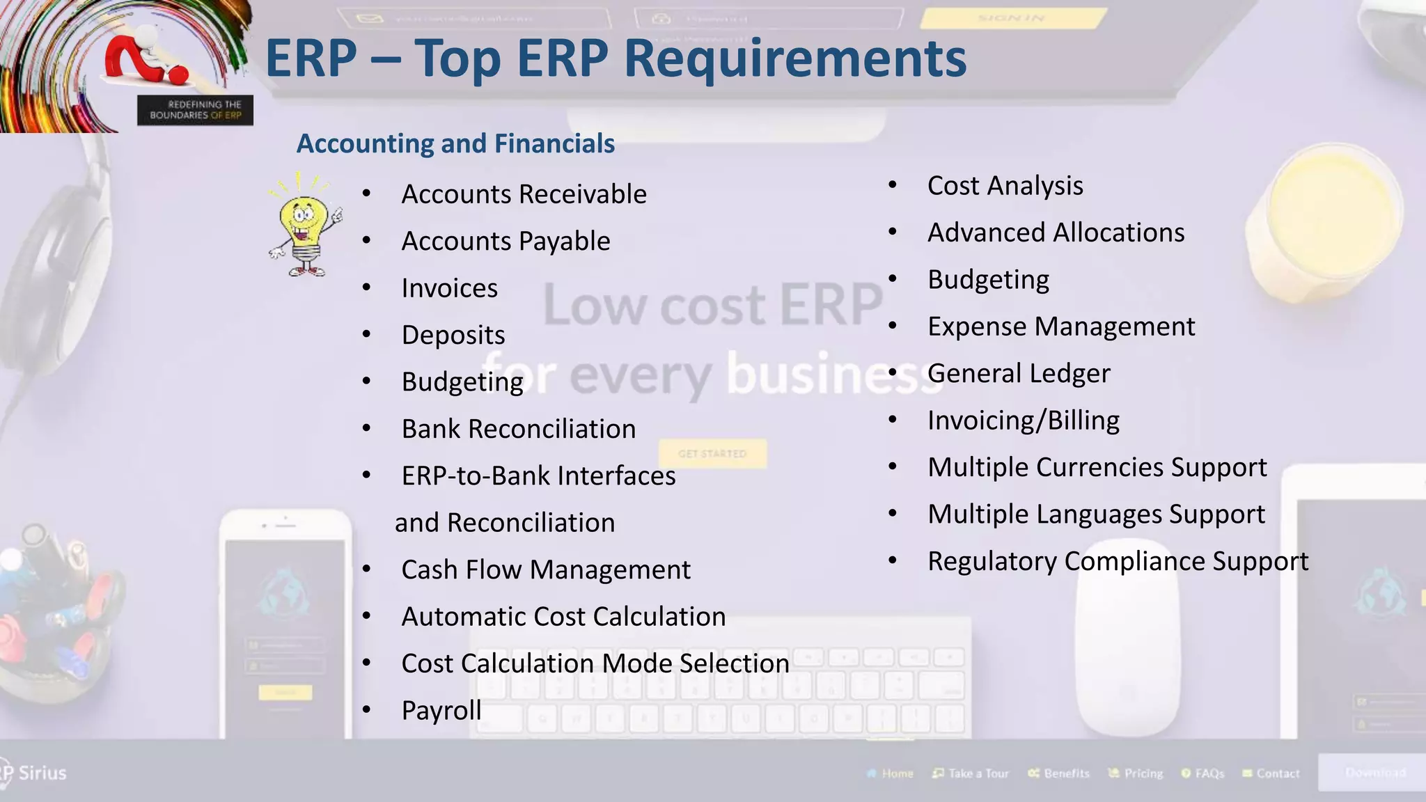 ERP Benefits and Limitations | PPTX