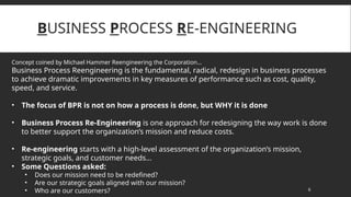 Enterprise Resource Planning in Business Process Reengineering | PPT