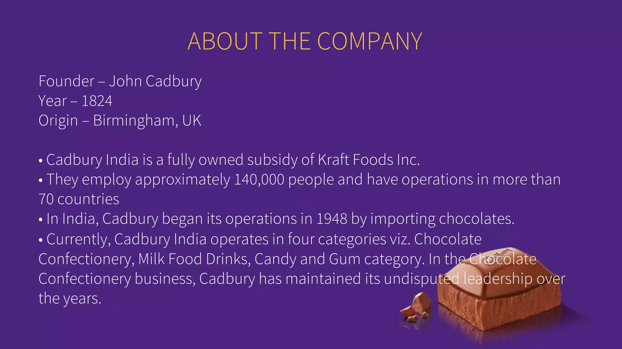 Erp case study in cadbury | PPTX