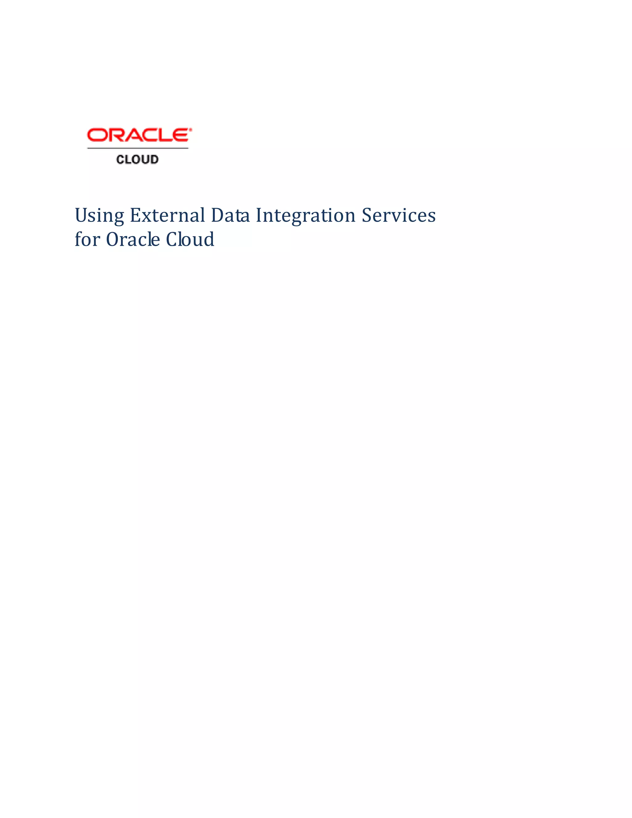 Erp cloud service integration how end to-end_automation | PDF