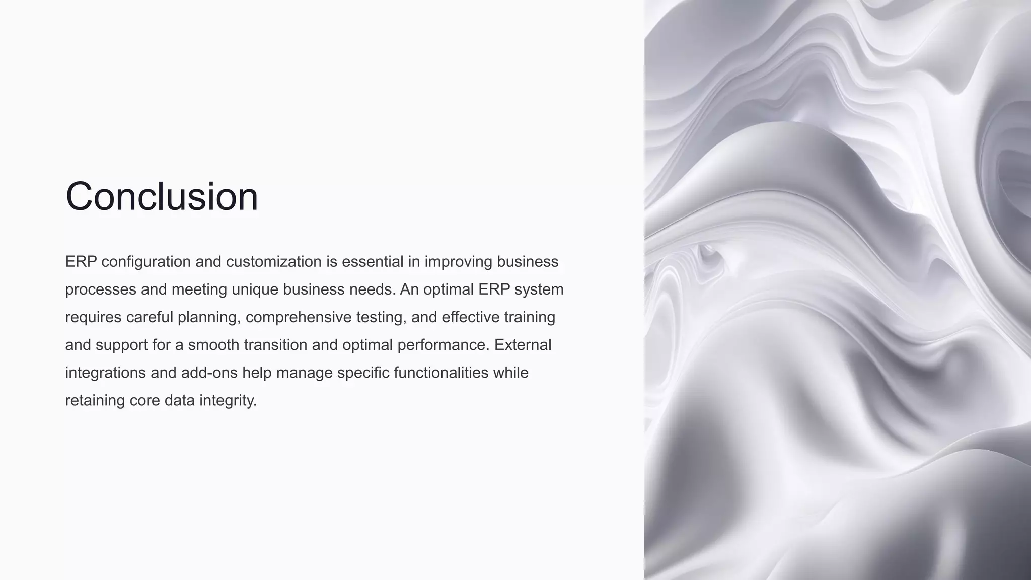 Erp Configuration And Customization Ppt