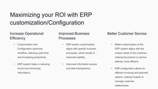ERP Configuration and Customization | PDF