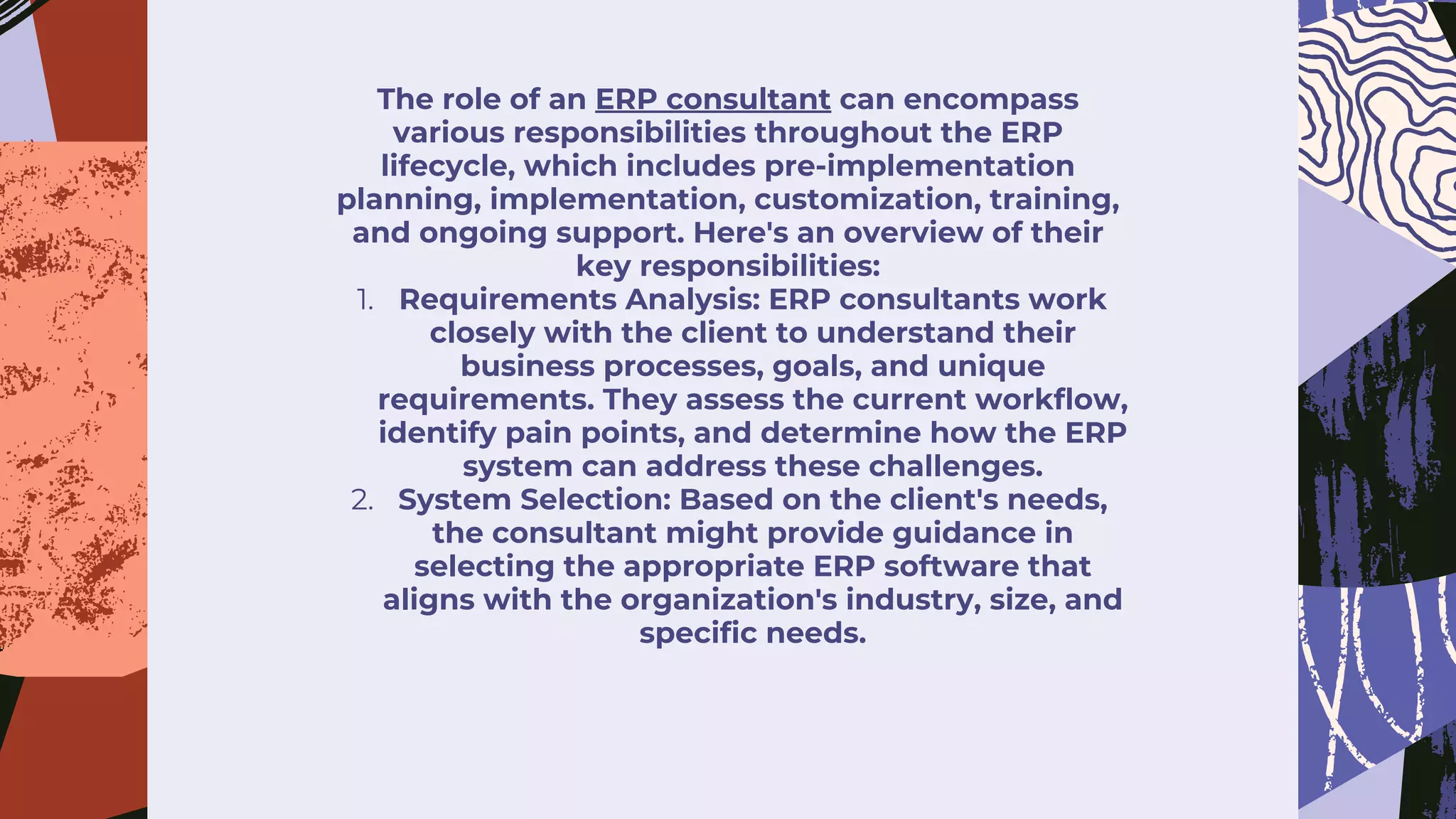 ERP Consultant | PDF