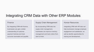 ERP Customer Relationship Management | PDF