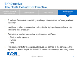 The ErP Directive and its impact on switchgear | PDF