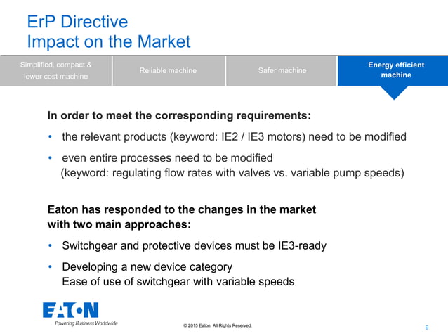 The ErP Directive and its impact on switchgear | PPT