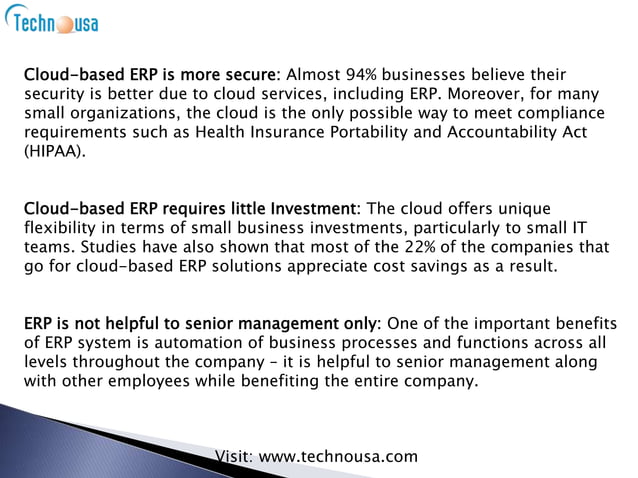 Erp – facts, statistics, and trends in 2017 | PPT