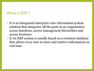 ERP Implementation Failure with example of Hershey and HP | PPT