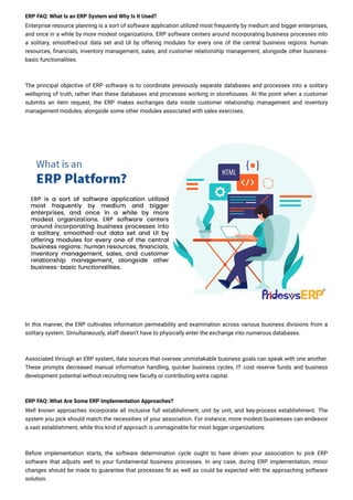 ERP FAQ_ Frequently Asked Questions About ERP.pdf | Cloud Computing | Internet