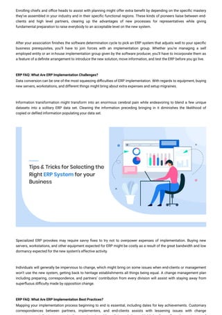 ERP FAQ_ Frequently Asked Questions About ERP.pdf | Cloud Computing | Internet