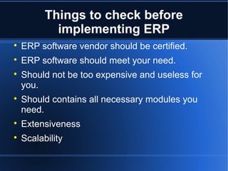 ERP-Case Study- Changes before and after implementing ERP in a company ...
