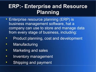 ERP-Case Study- Changes before and after implementing ERP in a company ...
