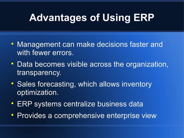 ERP-Case Study- Changes before and after implementing ERP in a company ...